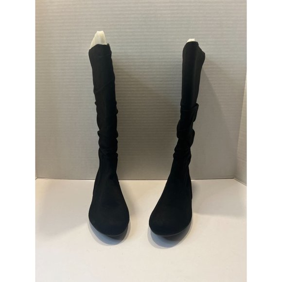 Arizona Jean Company | Shoes | Arizona Sharon Black Flat Knee High Faux ...